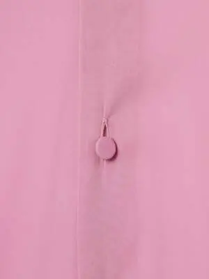 Gucci Silk Stretch Chiffon High Neck Top