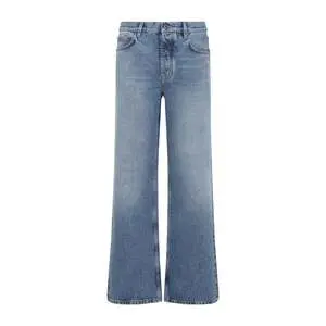Off-White Slim Relaxed Jeans With Half Arrow Print - Blue