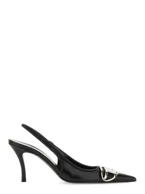 DIESEL® D-venus Sb Slingback Heels - Black