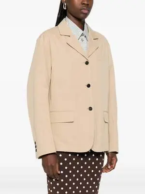Prada Single-breasted Cotton Blazer