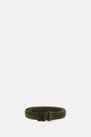 C.P. COMPANY Braided Cotton Belt With Embossed Logo Buckle - Multicolor