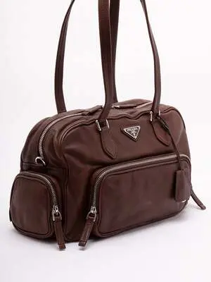 Prada Large Washed Leather Bag