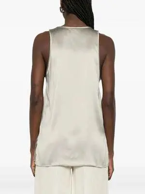 Brunello Cucinelli Silk Tank Blouse