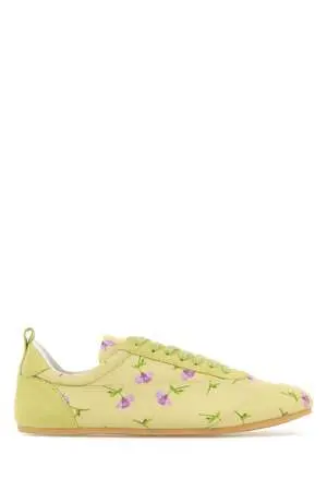 JIL SANDER JIL SANDER Printed Canvas Sneakers Multicolor