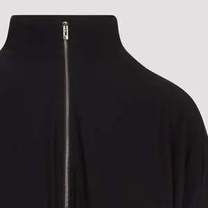Alaïa Black Viscose-blend Jersey Draped Cropped Jacket
