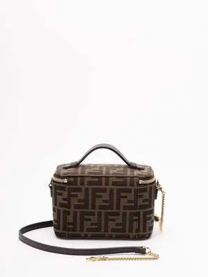 Fendi Jacquard Ff Vanity Bag - Multicolor
