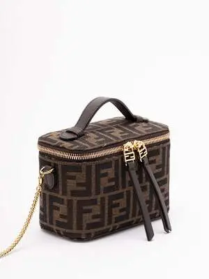 Fendi Jacquard Ff Vanity Bag - Multicolor