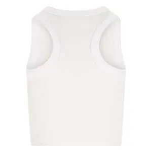 Givenchy Ribbed Knit Sleeveless Racerback Tank Top