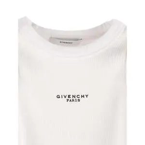 Givenchy Ribbed Knit Sleeveless Racerback Tank Top