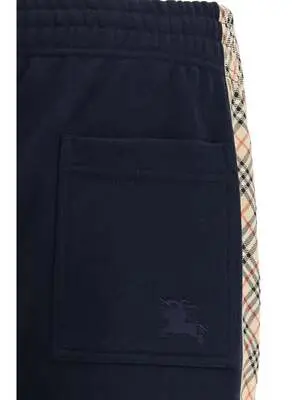 Burberry Jogging Pants Feature Signature Check Tape Along The Sides