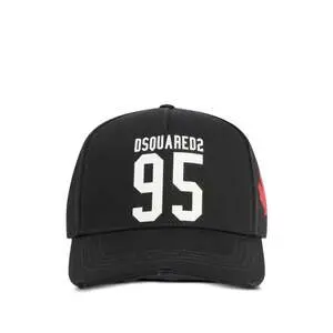 Dsquared2 Printed Baseball Cap - Black