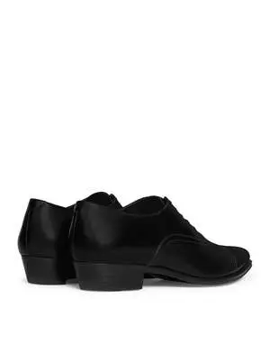 Celine Jude Perforated Oxford In Polished Bull Leather