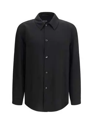 Giorgio Armani Chevron Viscose Twill Shirt