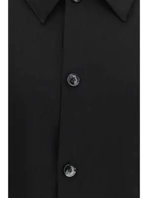 Giorgio Armani Chevron Viscose Twill Shirt