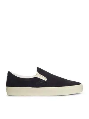 TOM FORD Jude Perforated Suede Slip-on Sneakers - Black