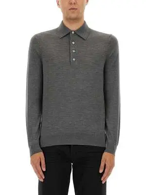 TOM FORD Fine Merino Virgin Wool Polo Shirt