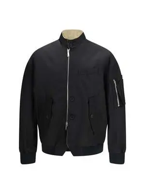 Dsquared2 Hybrid Bomber Jacket With Utility Pockets - Black