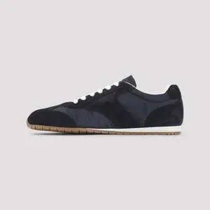 Prada Polyamide And Suede Lace-up Sneakers