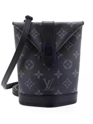 LOUIS VUITTON Monogram Eclipse Canvas Envelope Pouch Shoulder Bag