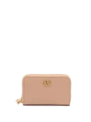 Valentino Garavani Vlogo Signature` Mini Zip Around Wallet - Multicolor