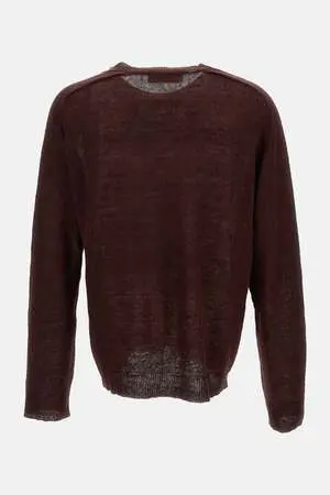 Our Legacy V-neck Linen-blend Sweater