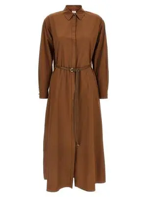 Max Mara Mst Lecito' Cotton Poplin Shirt Dress