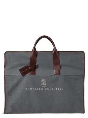 Brunello Cucinelli Logo Garment Holder - Gray