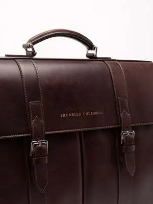 Brunello Cucinelli Leather Travel Bag