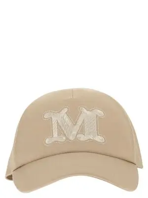 MAX MARA Max Mara Baseball Cap With Monogram Detail