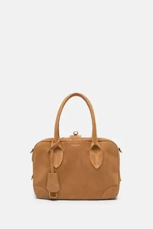 GOLDEN GOOSE Suede Vita Bag