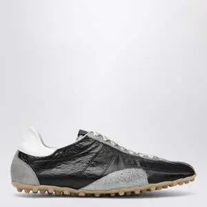 MAISON MARGIELA Sprinters Sneakers In Leather And Vintage Suede - Black
