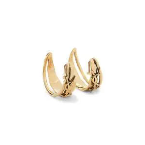 Saint Laurent Creole Charm Cassandre Earrings