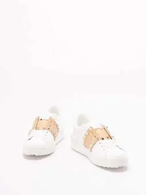 Valentino Garavani Rockstud Untitled Leather Sneakers - Multicolor