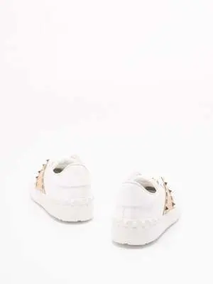 Valentino Garavani Rockstud Untitled Leather Sneakers - Multicolor