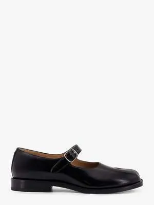 MAISON MARGIELA Tabi Leather Ballerinas - Black
