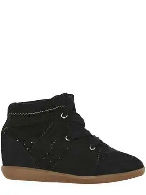 Isabel Marant Étoile Bobby Wedge Sneakers - Black