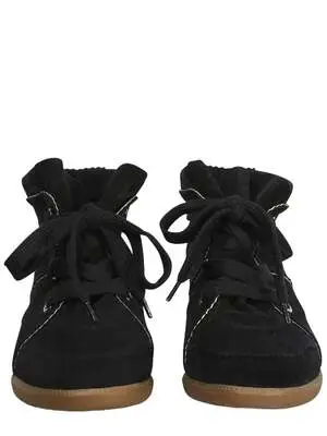 Isabel Marant Étoile Bobby Wedge Sneakers - Black
