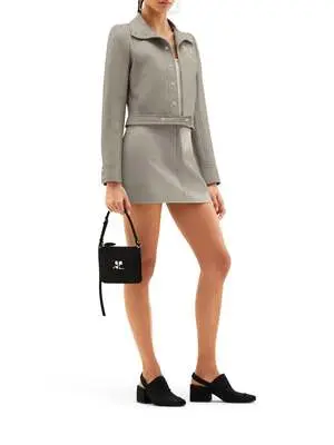 COURREGES Courrèges Vinyl Mini Skirt Re-edition - Multicolor