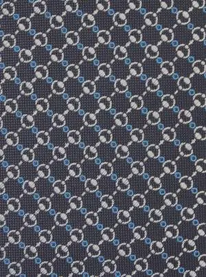 Gucci Silk Neck Tie With Horsebit Print