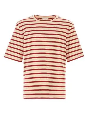 JIL SANDER Embroidered Cotton T-shirt