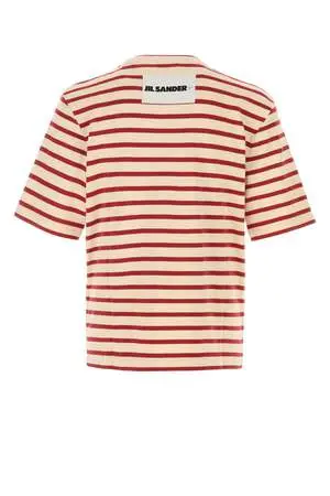 JIL SANDER Embroidered Cotton T-shirt