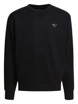 Prada Logo Cotton Sweatshirt - Multicolor