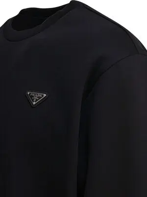 Prada Logo Cotton Sweatshirt - Multicolor