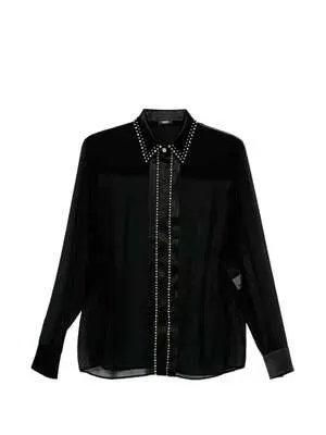 Versace Embellished Silk Shirt