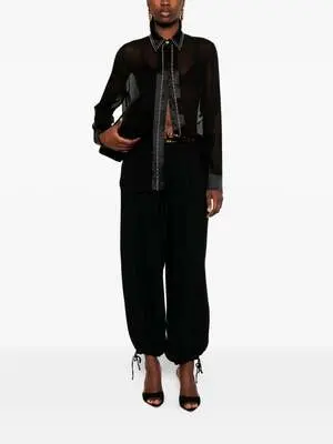 Versace Embellished Silk Shirt