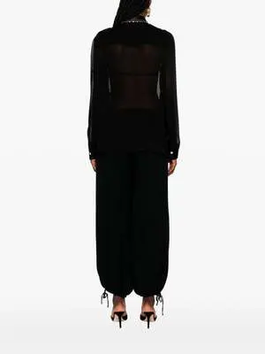 Versace Embellished Silk Shirt