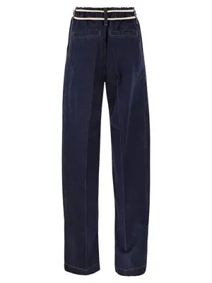 Sportmax Nembi Denim Trousers - Multicolor