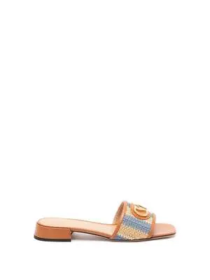 Valentino Garavani Vlogo Signature Slides - Multicolor