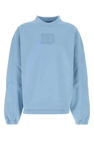 Dolce & Gabbana Azzurro Cotton Sweatshirt - Blue