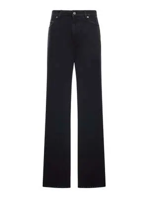GOLDEN GOOSE Boyfriend Jeans In Cotton Denim - Black